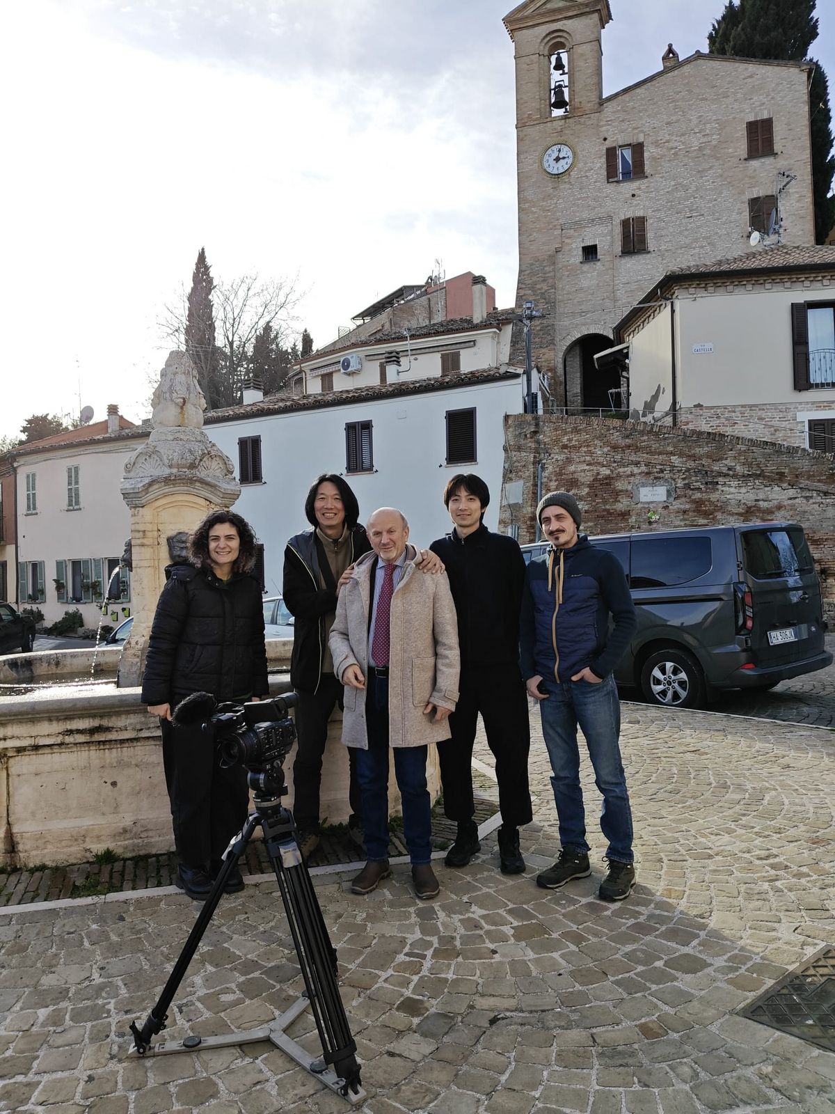 Arrivata a Vallefoglia una troupe televisiva giapponese per girare un ...